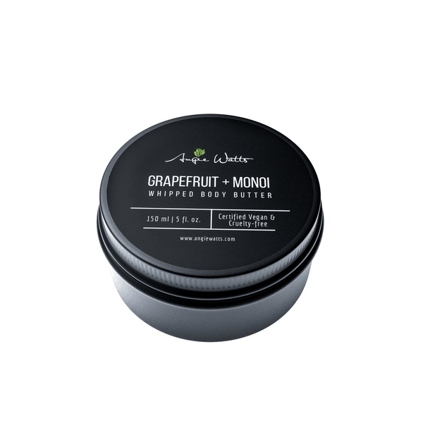 Grapefruit + Monoi All Natural Whipped Body Butter, 5 oz | Angie Watts